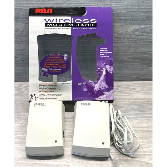 RCA | Other | Rca Wireless Modem Jack Rc93 Extender Complete System ...